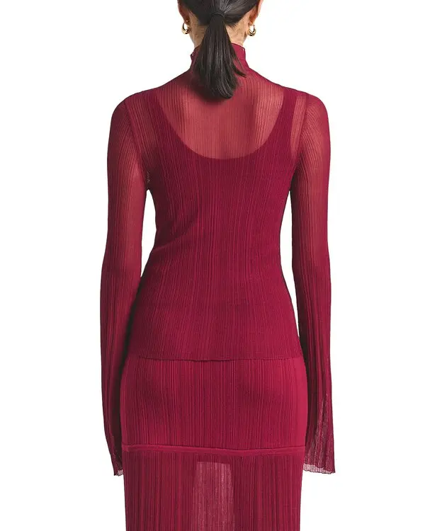 Derek Lam 10 Crosby Isolde Sheer Knit Top