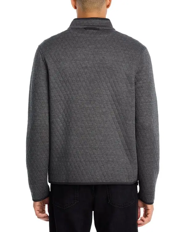 Bloomingdale'S Snap Placket Quilted Pullover