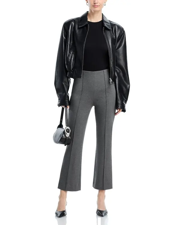 Rag & Bone Irina Kick Flare Trousers - Charcoal