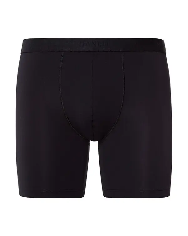Hanro Long Leg Boxer Briefs - Black