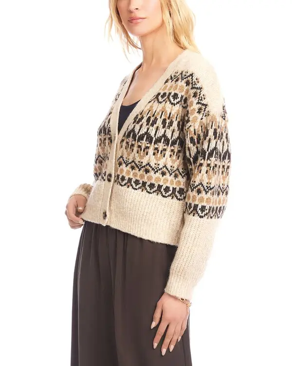 Karen Kane Jacquard Cardigan