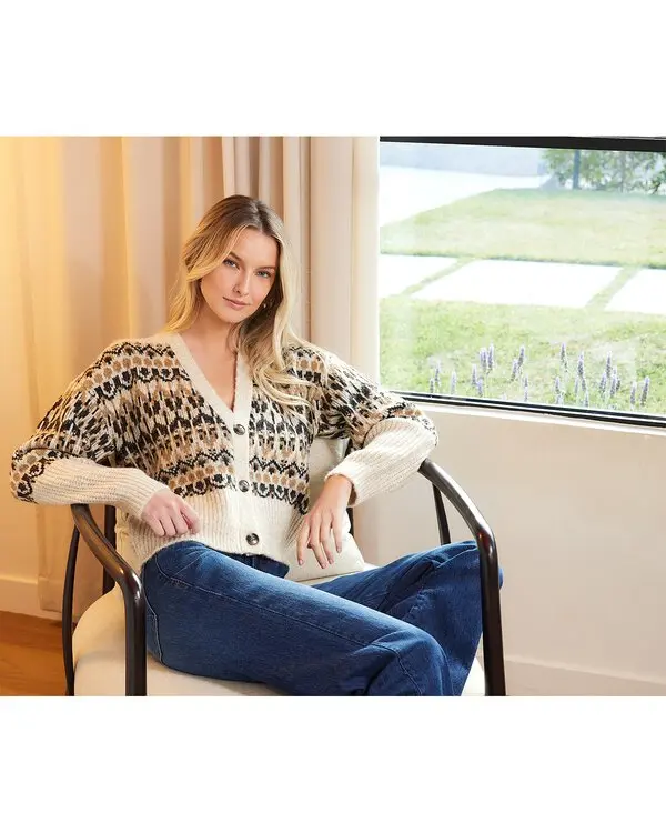 Karen Kane Jacquard Cardigan