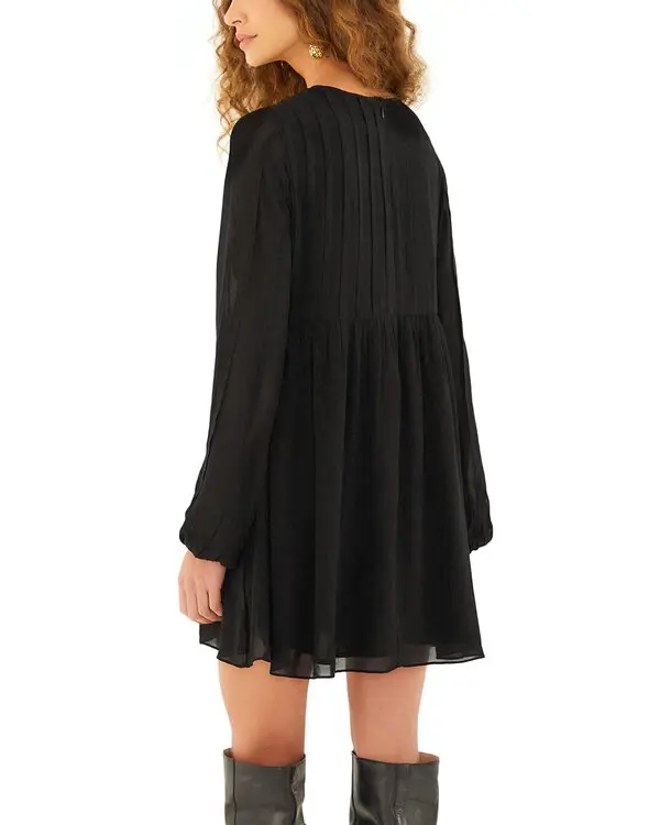 Farm Rio Pleated Mini Dress
