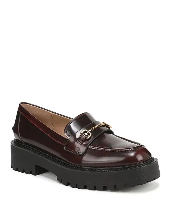 Sam Edelman Lea Loafer Flats - Dark Merlot