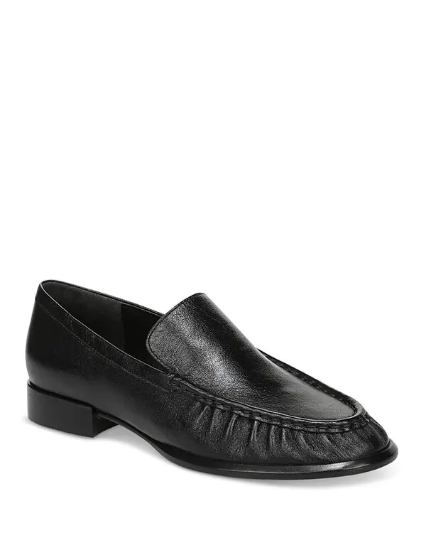 Vince Nora Leather Flats - Black