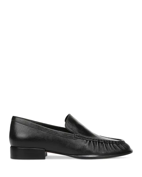 Vince Nora Leather Flats - Black