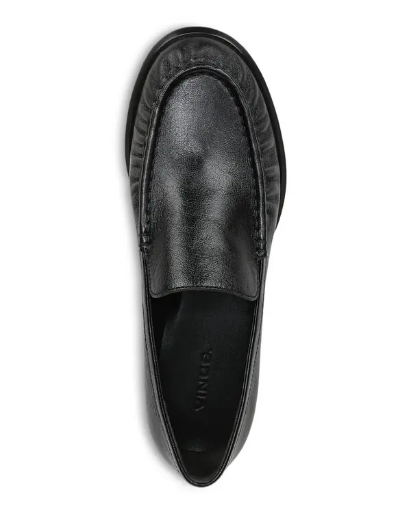 Vince Nora Leather Flats - Black