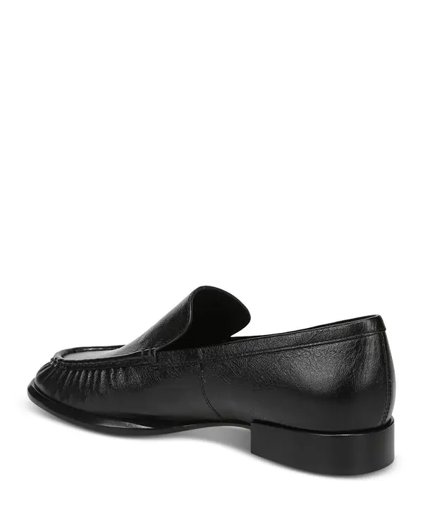 Vince Nora Leather Flats - Black
