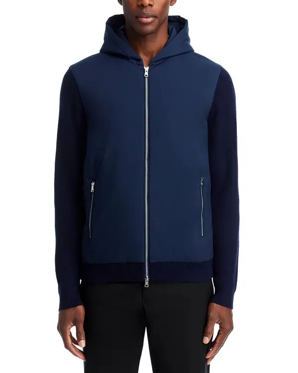 Peter Millar Crown Crafted Holdridge Hybrid Zip Hoodie Sweater