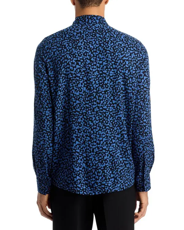 Hugo Printed Straight Fit Button Down Shirt