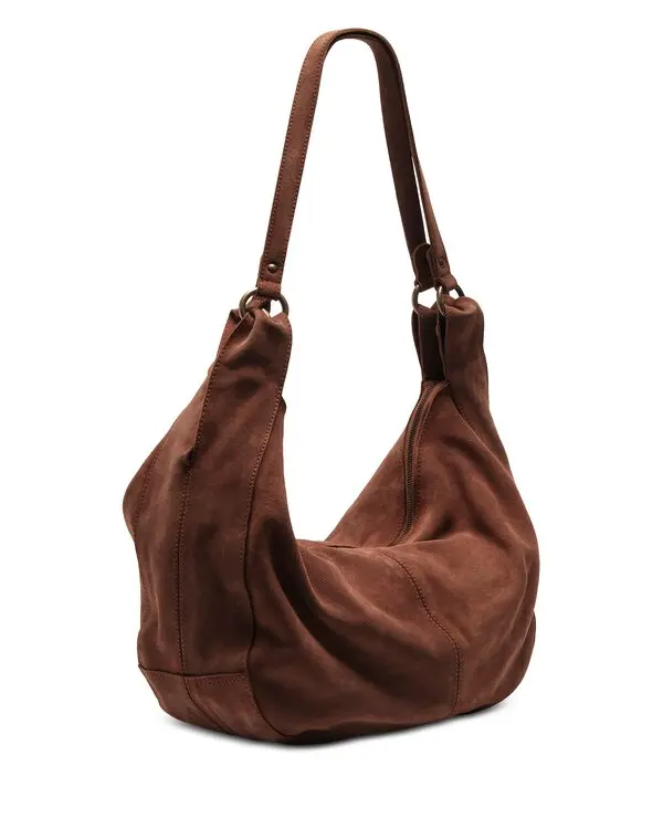 Free People Roma Suede Tote - Rust