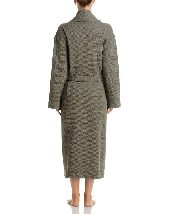 HUDSON PARK COLLECTION Text Chevron Robe