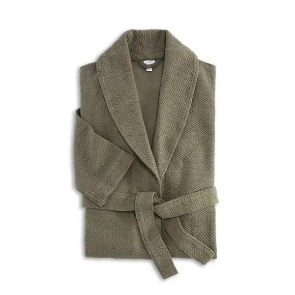 HUDSON PARK COLLECTION Text Chevron Robe