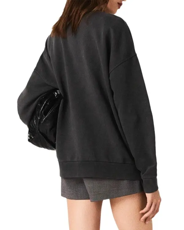 Maje Celine Dion Graphic Sweatshirt