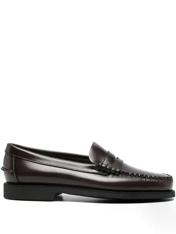 SEBAGO Penny Leather Loafers - Brown