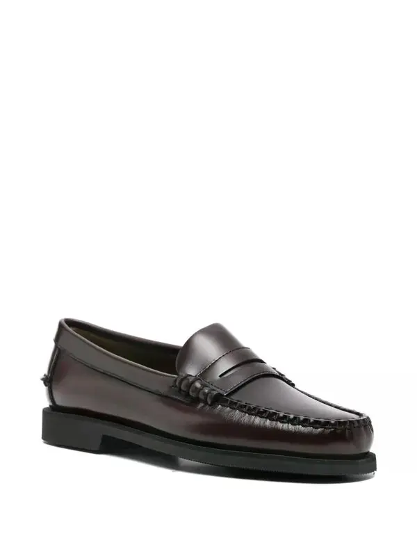 SEBAGO Penny Leather Loafers - Brown