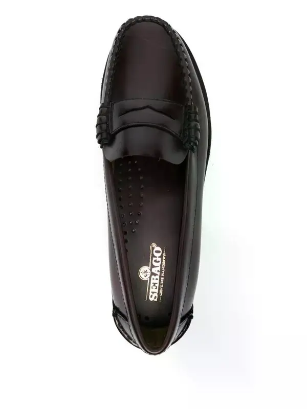 SEBAGO Penny Leather Loafers - Brown