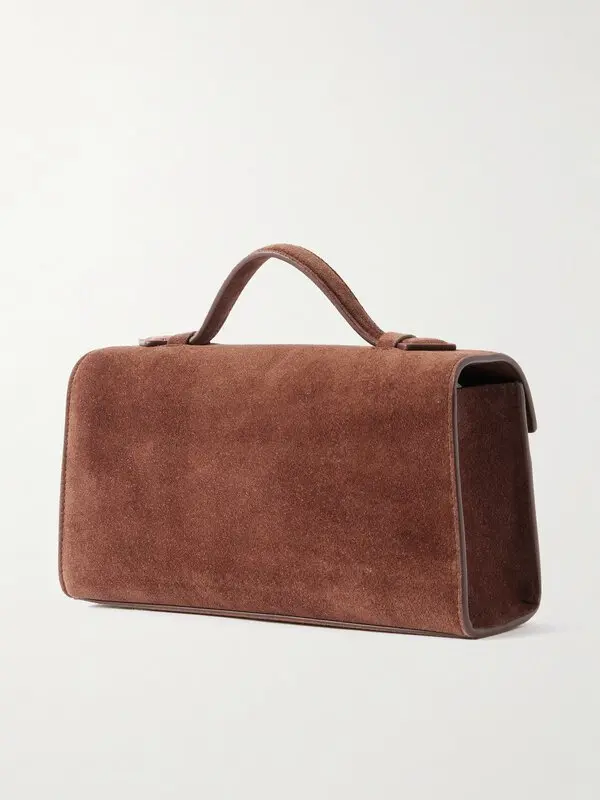 Savette Symmetry Pochette Suede Tote - Brown