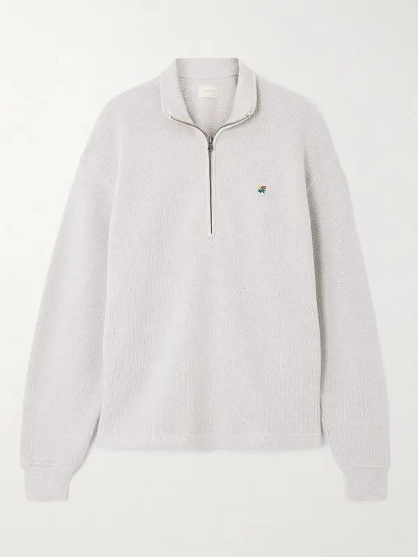 Aimé Leon Dore Embroidered Cotton Sweatshirt
