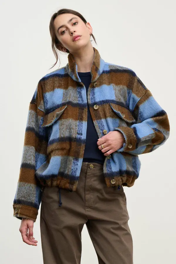 Velvet By Graham & Spencer Aubrey Plaid Jacket