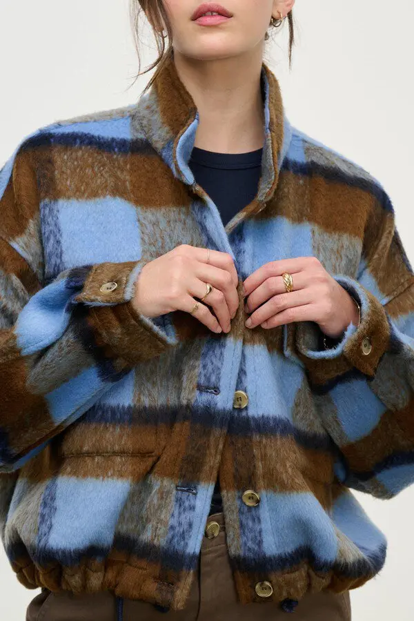 Velvet By Graham & Spencer Aubrey Plaid Jacket