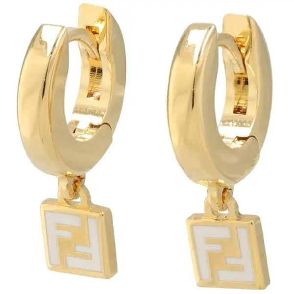 Fendi By Marc Jacobs Forever Hoop Earrings - Multicolor
