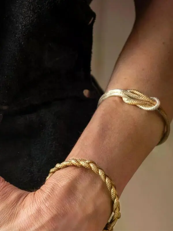 ANGELA LAGO Reef Knot Cuff Bracelet