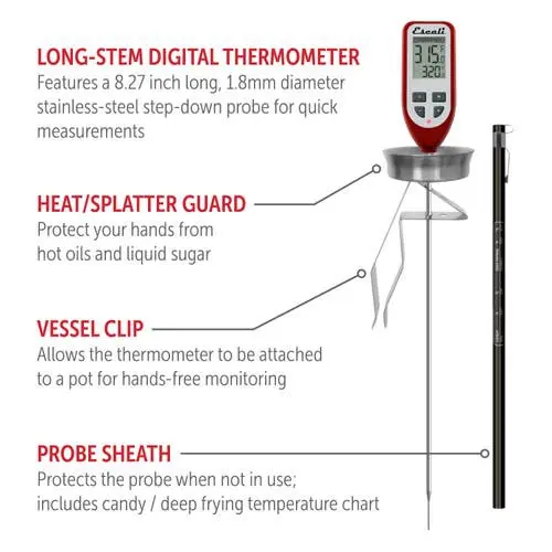 ESCALI Digital Candy And Deep Fry Thermometer