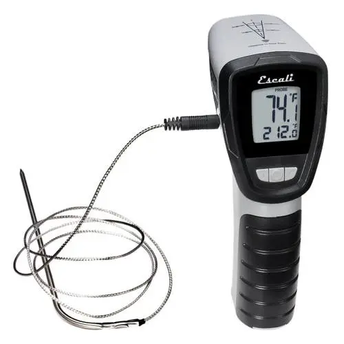 ESCALI Infrared Surface And Probe Digital Thermometer - Grey/black