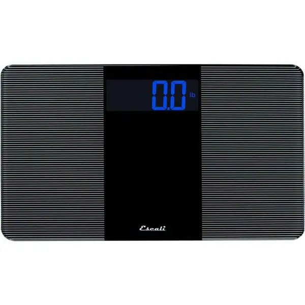 ESCALI Extra Wide Bathroom Scale - Black/white