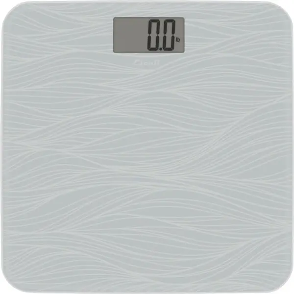 ESCALI Glass Waves Bathroom Scale - Grey