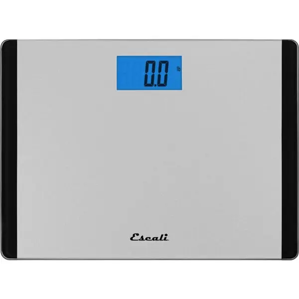 ESCALI Wide Body Glass Lcd Digital Scale - Grey