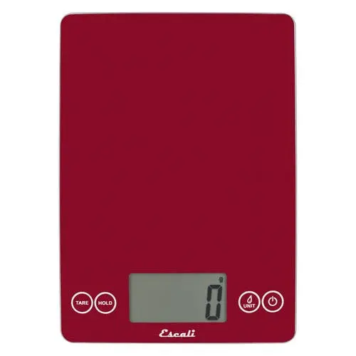 ESCALI Arti Glass Digital Scale - Rio Red