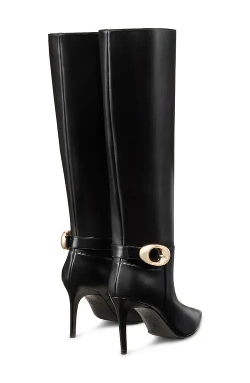 STUART WEITZMAN Power Buckle Knee High Boots