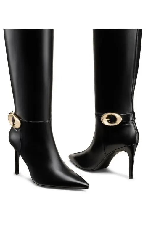 STUART WEITZMAN Power Buckle Knee High Boots