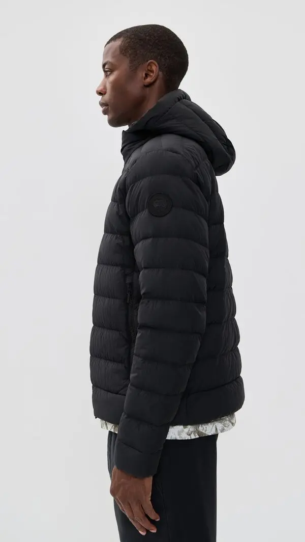 Canada Goose Crofton Enduraluxe Hooded Jacket - Black