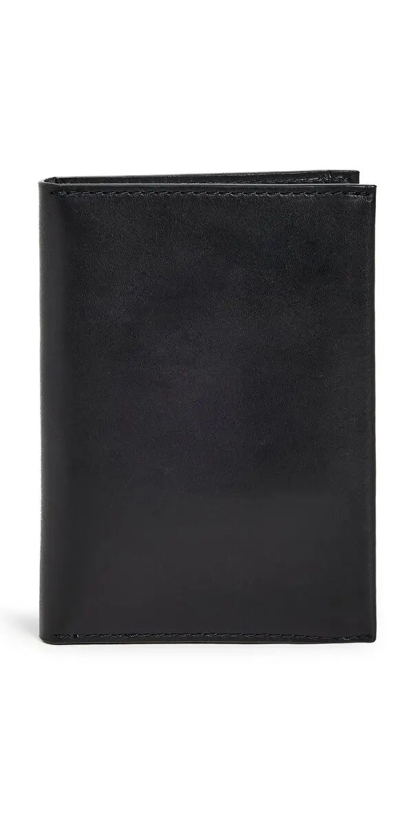 Shinola Leather Passport Wallet - Black