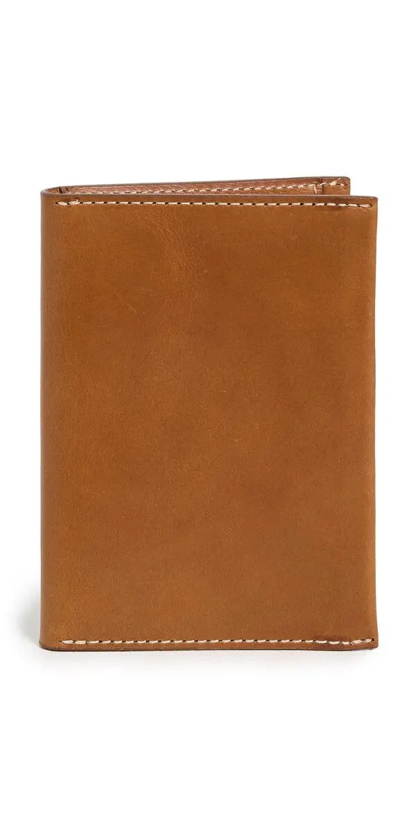 Shinola Leather Passport Wallet - Tan
