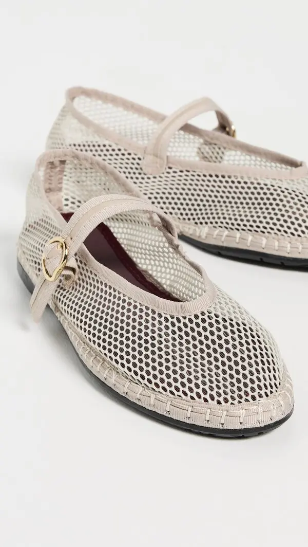 FLABELUS Isabella Mesh Mary Jane Flats
