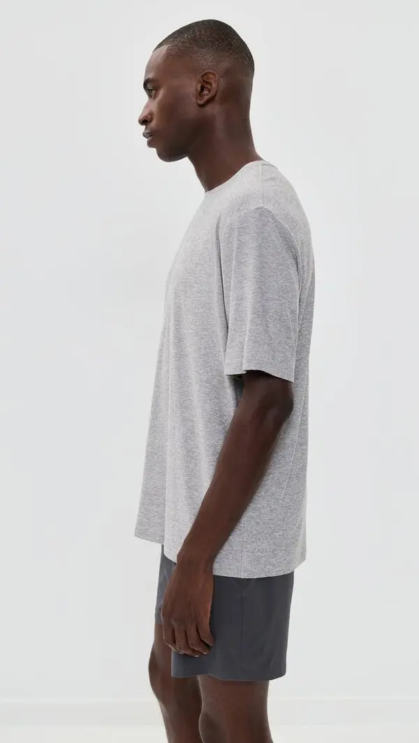 Beyond Yoga Featherweight Always Beyond Crew Tee 2.0 - Silver Mist