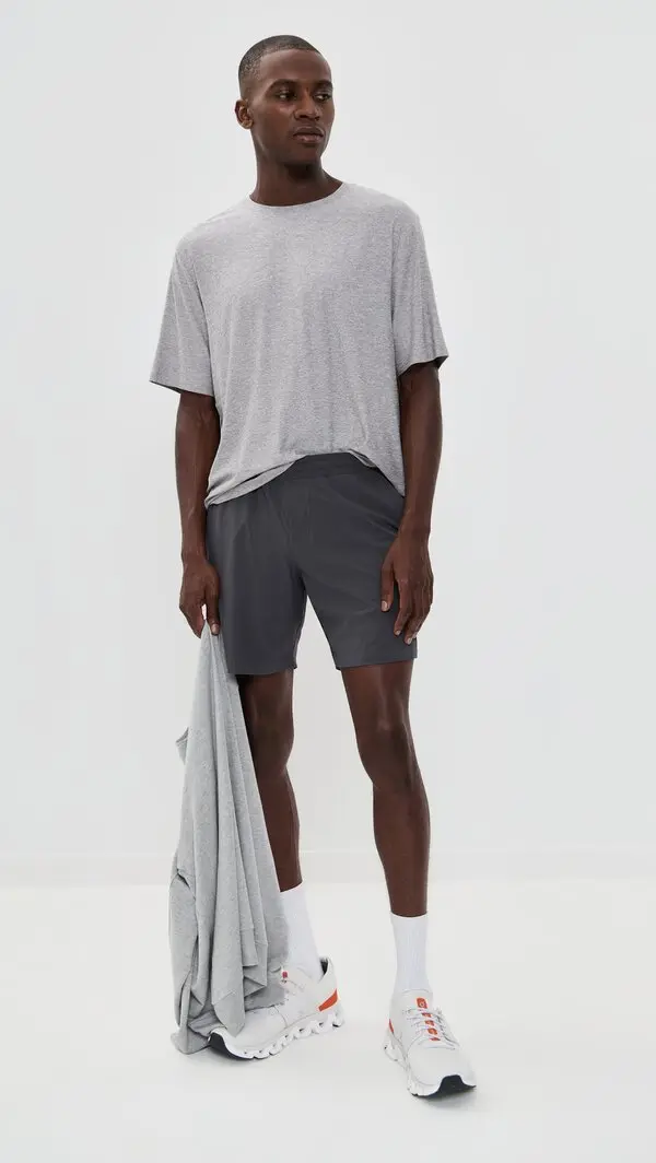 Beyond Yoga Featherweight Always Beyond Crew Tee 2.0 - Silver Mist