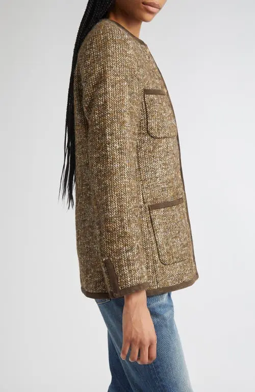 GOLDEN GOOSE Journey Boxy Tweed Jacket