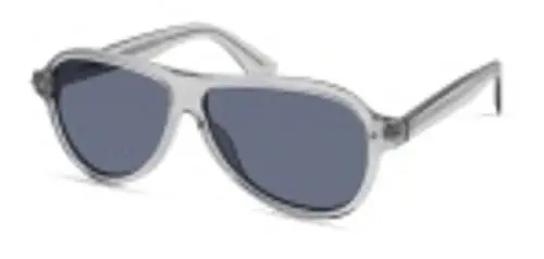 Italia Independent Cemento Aviator Sunglasses Full Rim - Grey