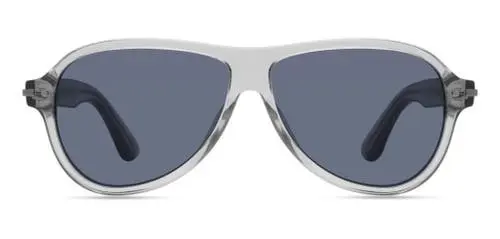 Italia Independent Cemento Aviator Sunglasses Full Rim - Grey