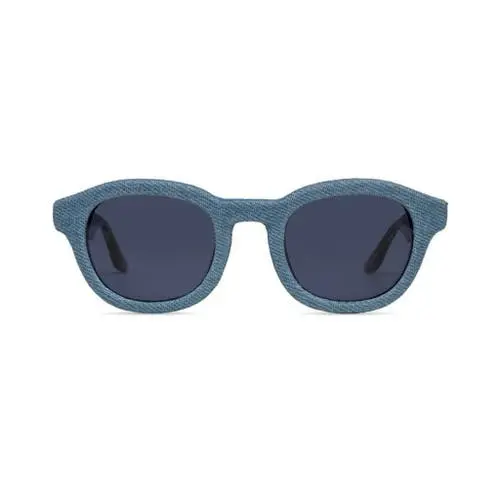 Italia Independent Cameo Sunglasses - Light Blue Denim