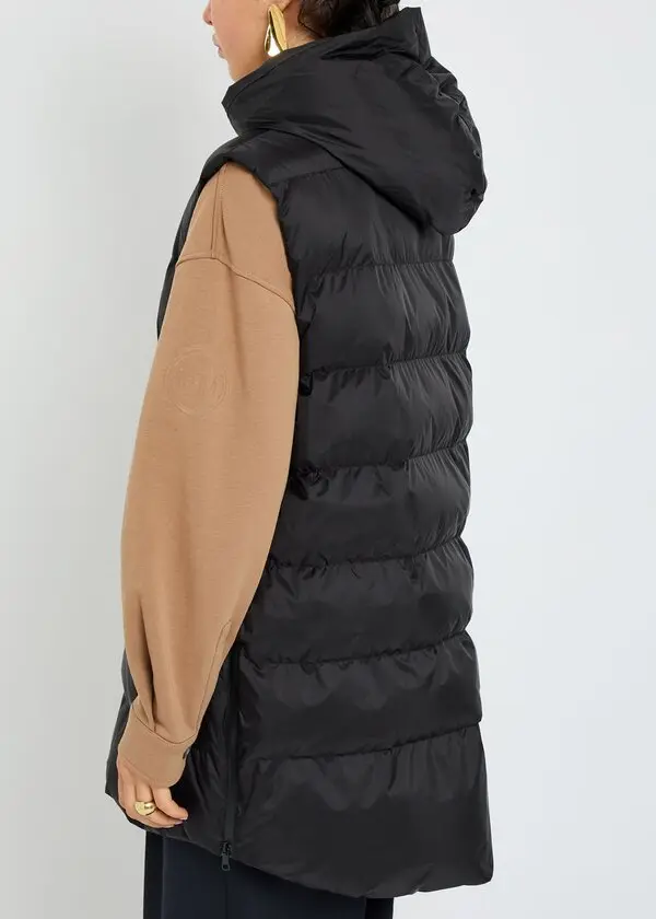 Max Mara Lodola Quilted Shell Gilet - Black