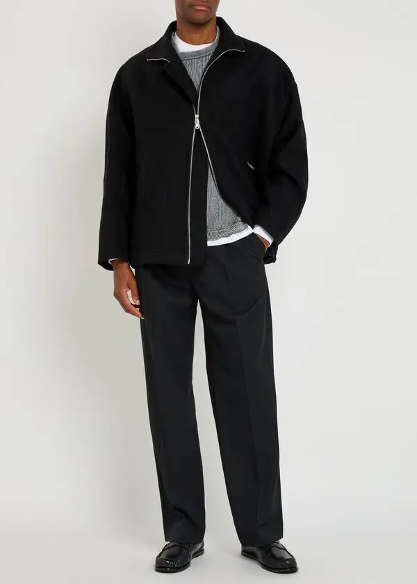You Must Create Aaron Zip Wool Jacket