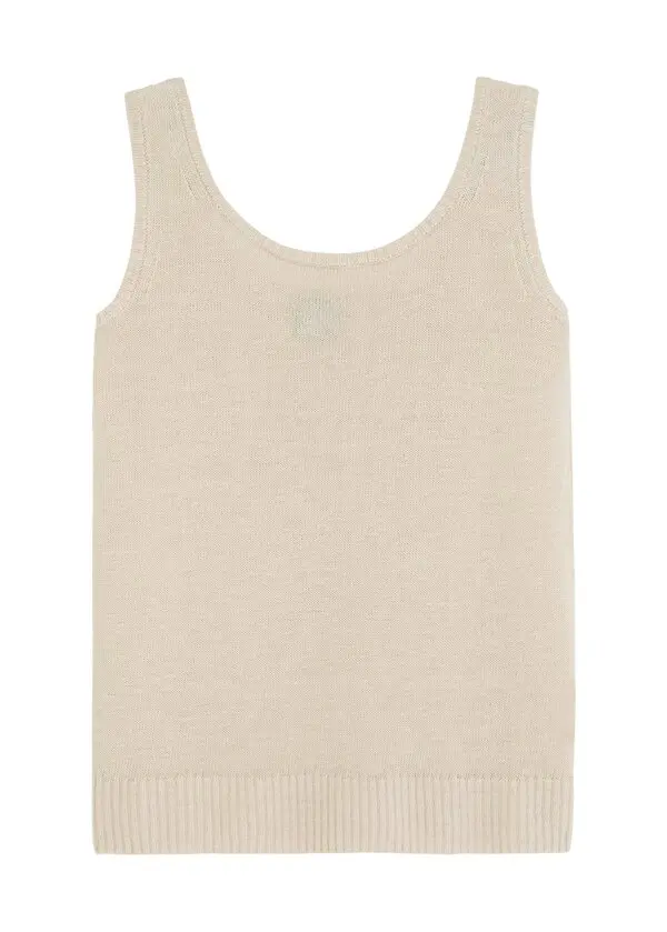 Max Mara Baccano Linen-knit Tank
