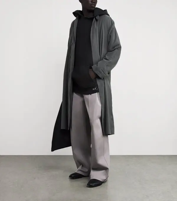 MAISON MARGIELA Cotton Relaxed Hoodie - Black