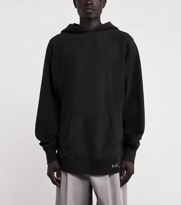 MAISON MARGIELA Cotton Relaxed Hoodie - Black